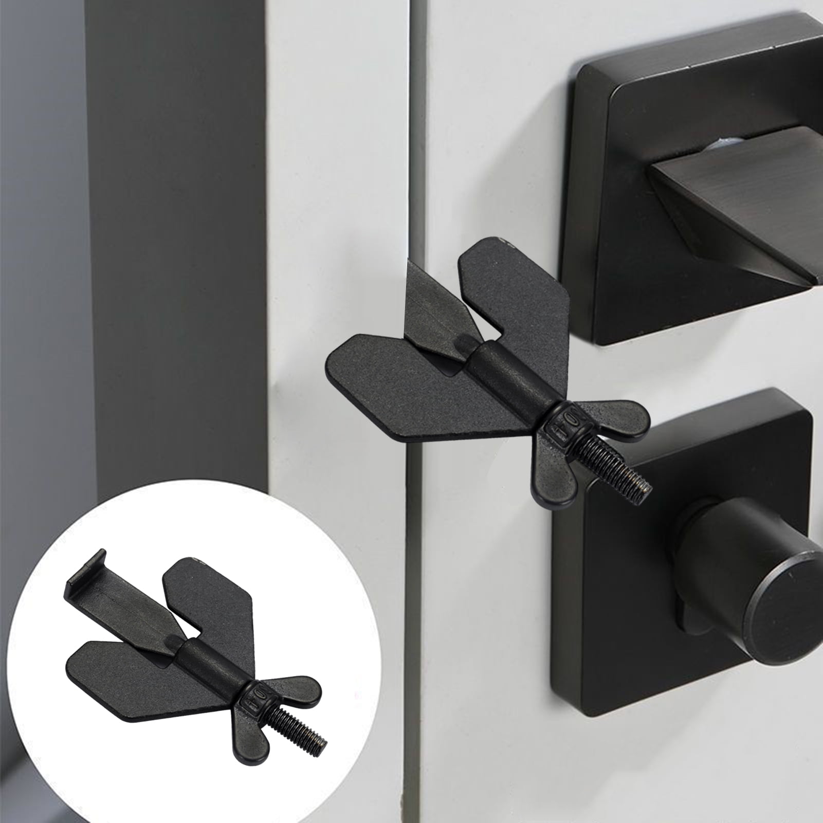 Adjustable Portable Door Lock Additional Privacy Home Security Door ...