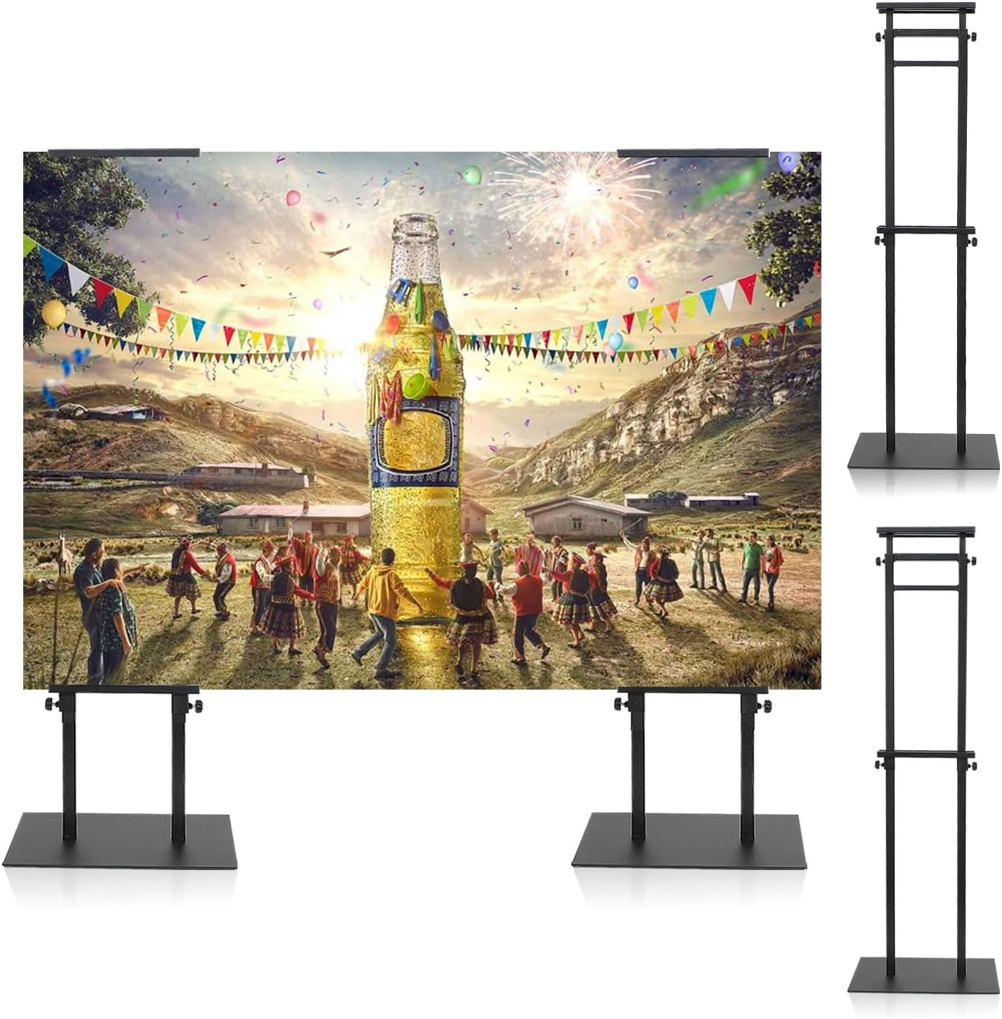 Adjustable Poster Board Stand for Display, Double-Sided Sign Holder ...