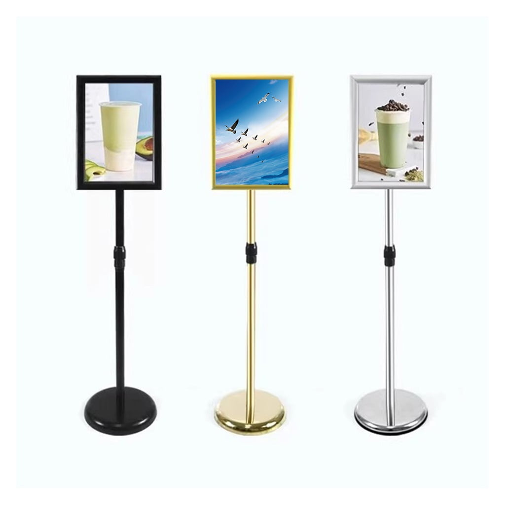 Adjustable Poster Floor Stand Sign Holder Menu Display Notice Stand for ...