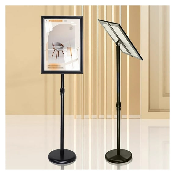 Adjustable Poster Stand Floor Sign Holder Menu Display Notice Stand for ...