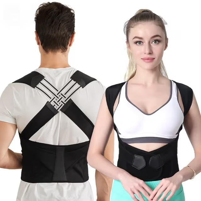 Adjustable Posture Corrector Back Brace Shoulder Straightener with ...