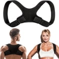 Adjustable Posture Corrector Back Brace for Women & Men - Grade Spinal ...