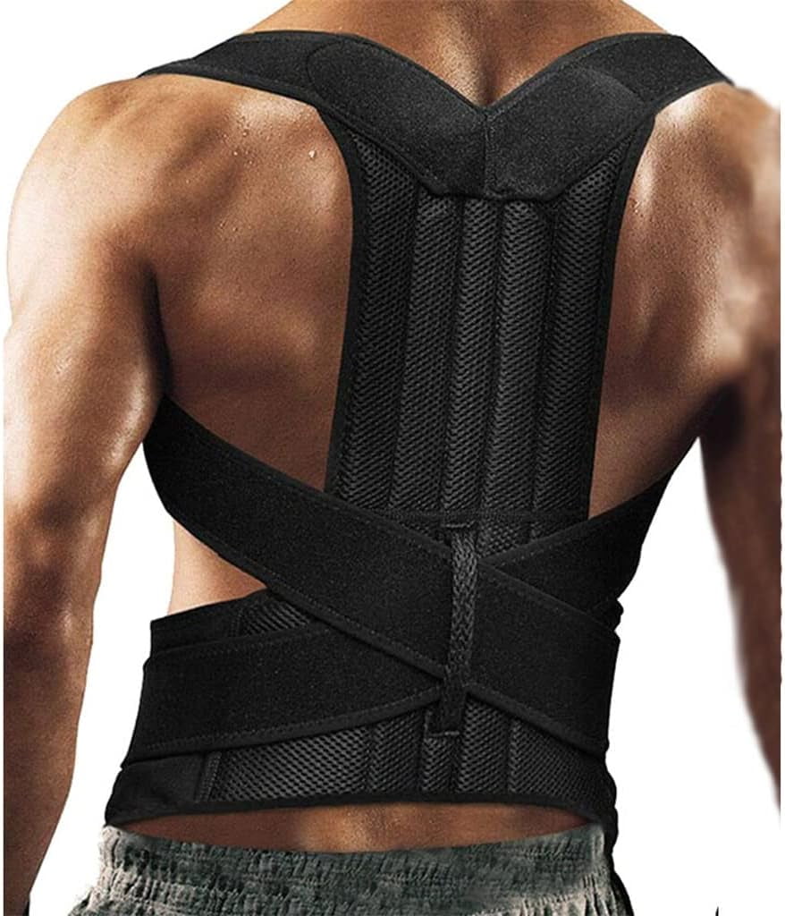Adjustable Posture Corrector Back Support Shoulder Back Brace Posture ...