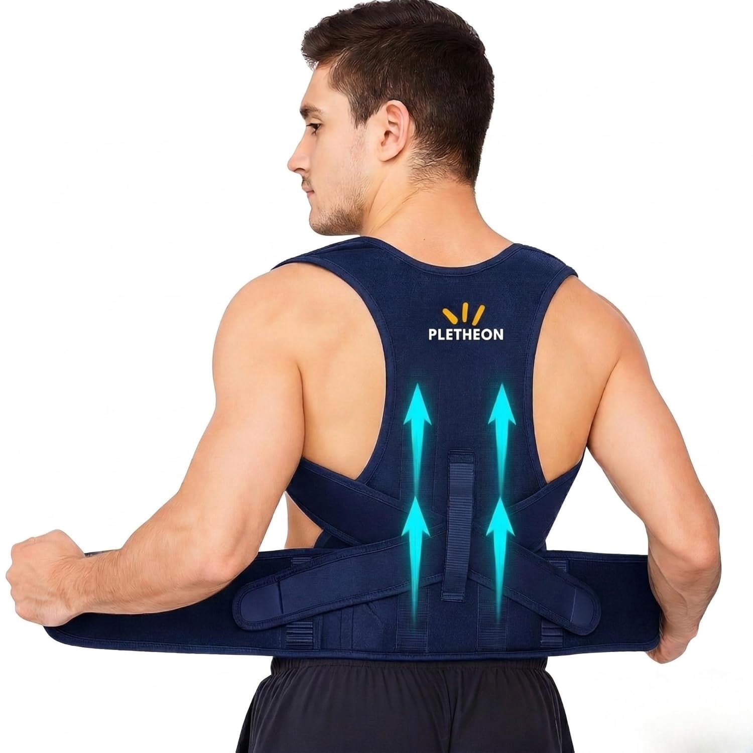 Adjustable Posture Corrector Belt for Men and Women Back Support Brace ...