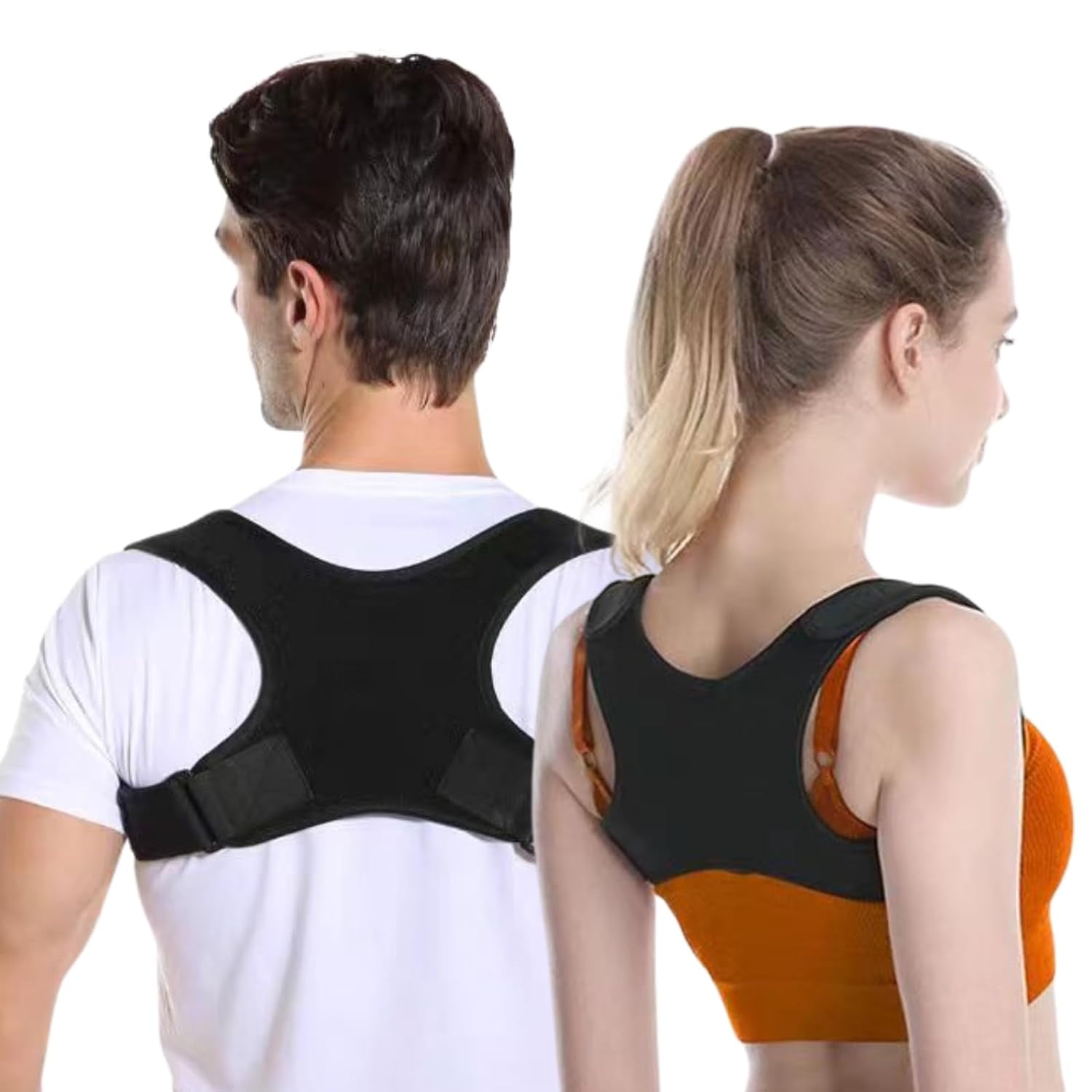 Adjustable Posture Corrector for Women and Men, Back Brace for Back ...