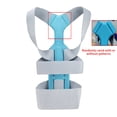 Adjustable Posture Support Brace Breathable Back Shoulder Strap for Men ...