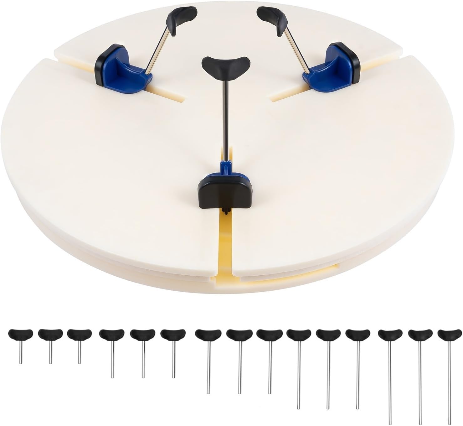 Adjustable Pottery Machine Turntable Clamp with 5 Sets of Support ...