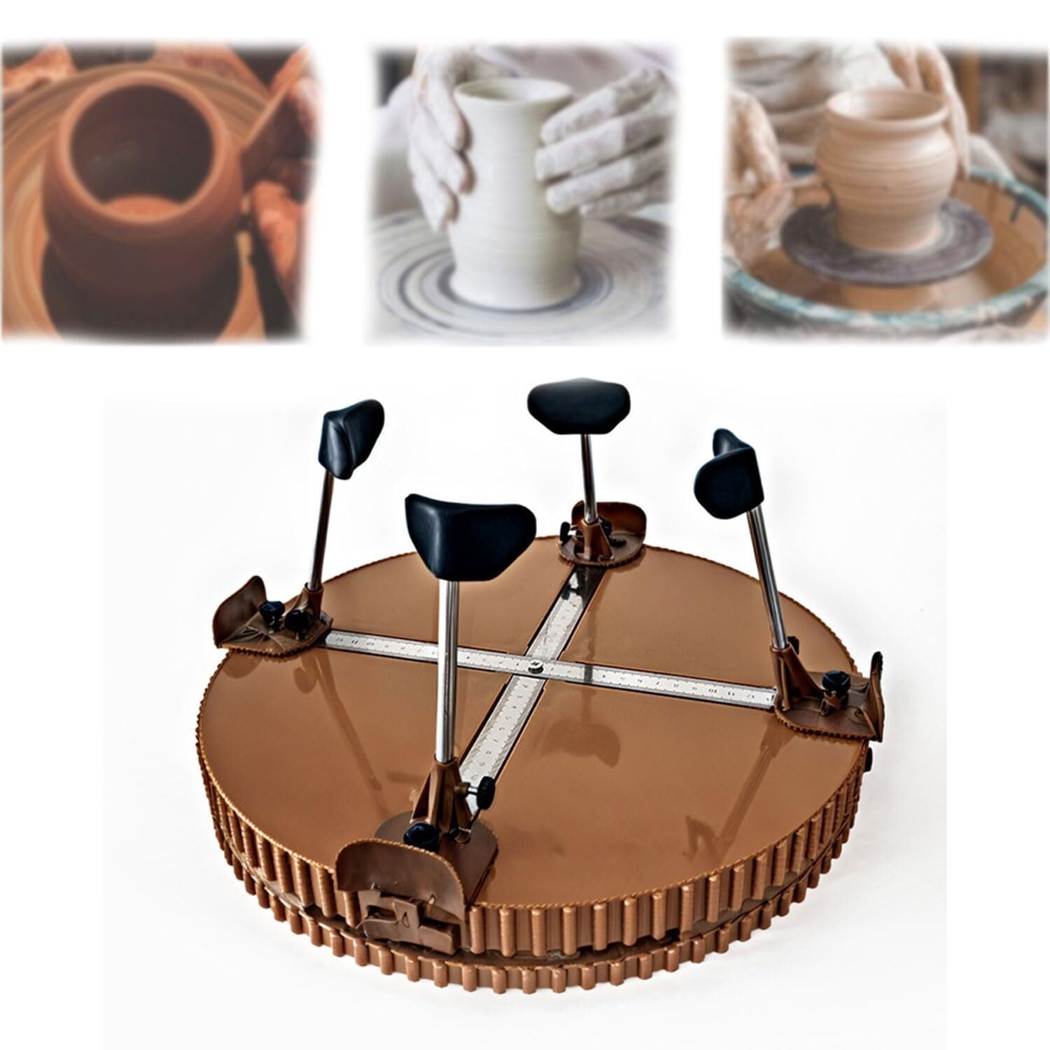 Adjustable Pottery Machine Turntable Clamp, Portable Ceramic Pottery ...
