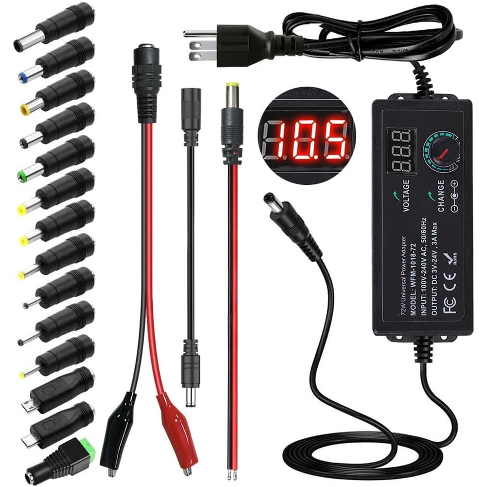 Adjustable Power Adapter 3V-36V 4.0A 144W AC/DC Charger for Electronics ...