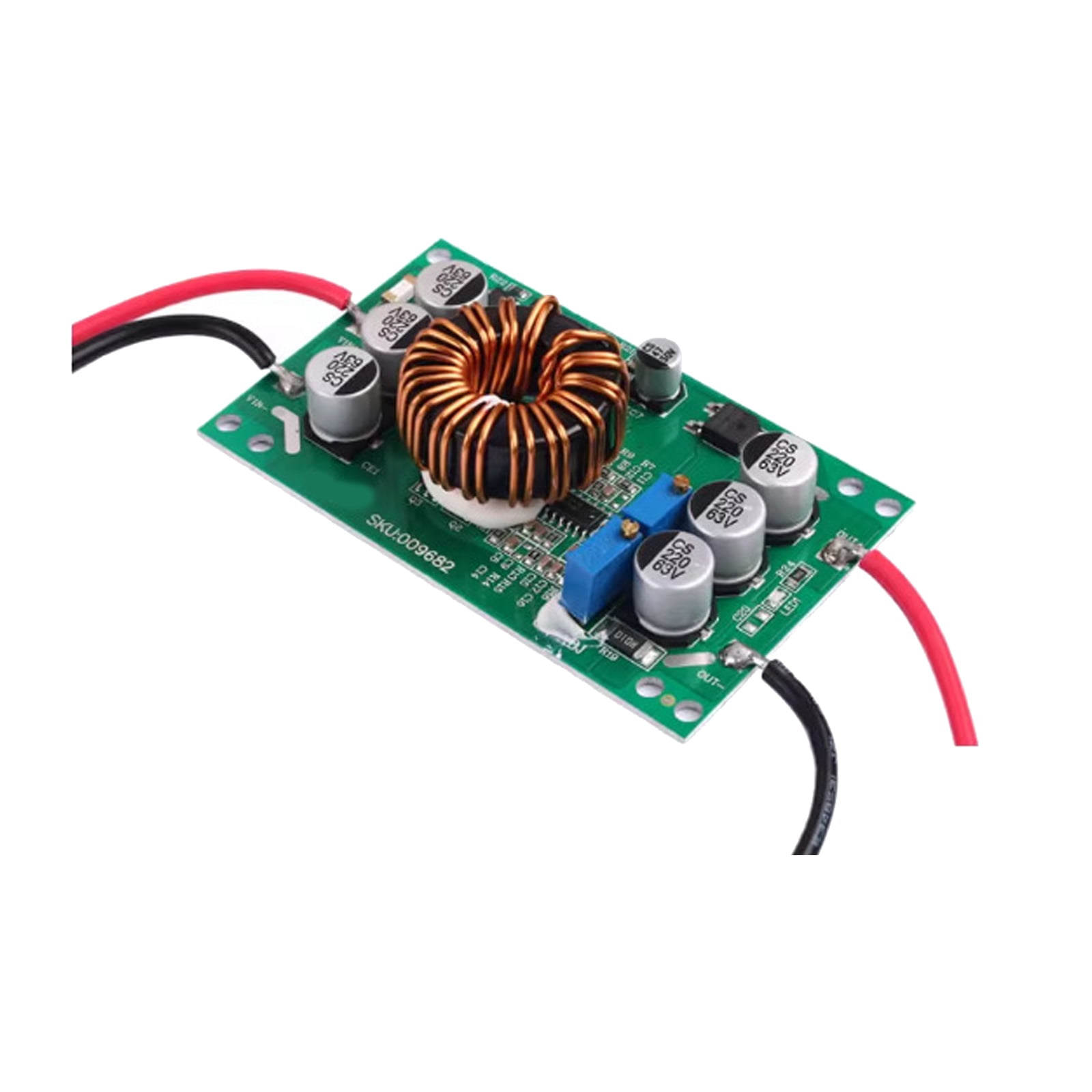 Adjustable Power Supply Module Aluminum Step Up Drive Power Board ...