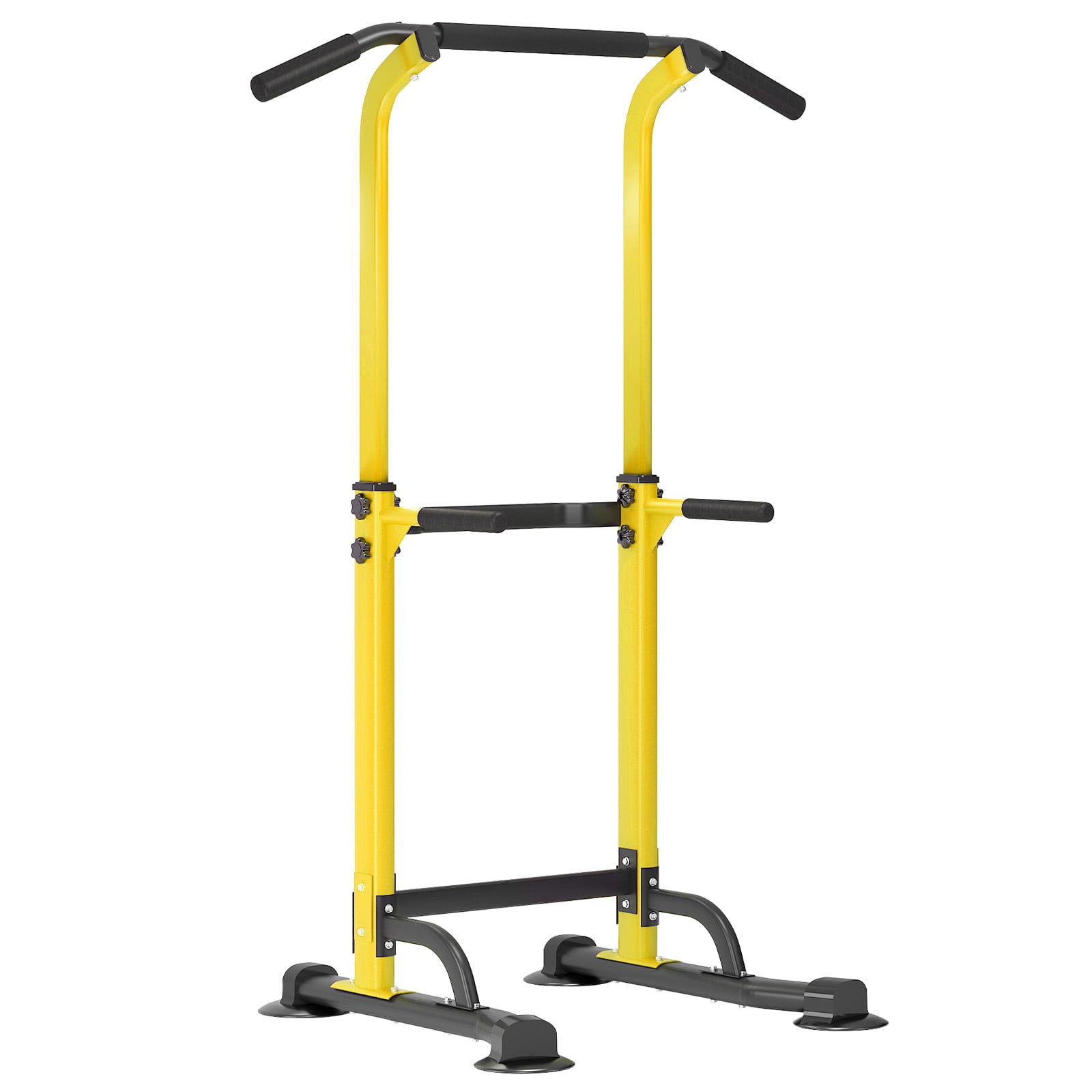 Adjustable Power Tower with Dip Bar and Pull-Up Station, Multi-Grip ...