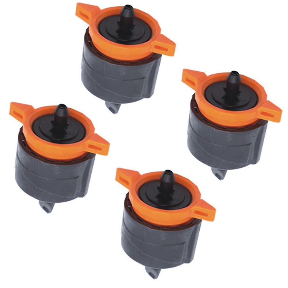 Adjustable Pressure Compensation Dripper 1/4 " Barbed Hose Connector ...