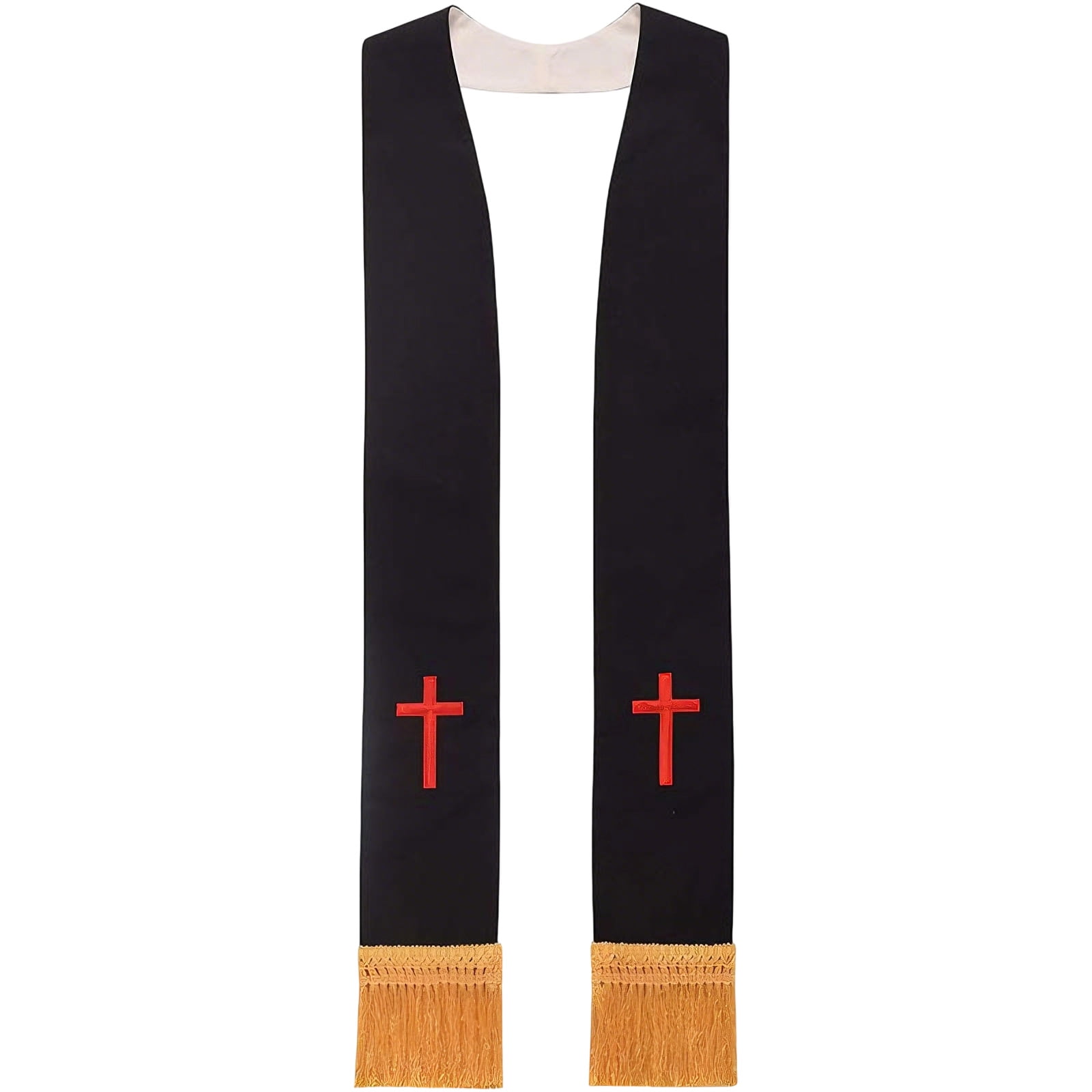 Adjustable Priest Stole for Multi Occasion Use Embroidered Design and ...