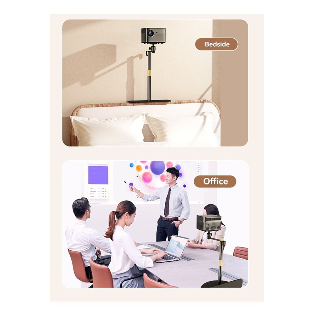 Adjustable Projector Stand Multi-Angle Support Bracket for Projectors ...