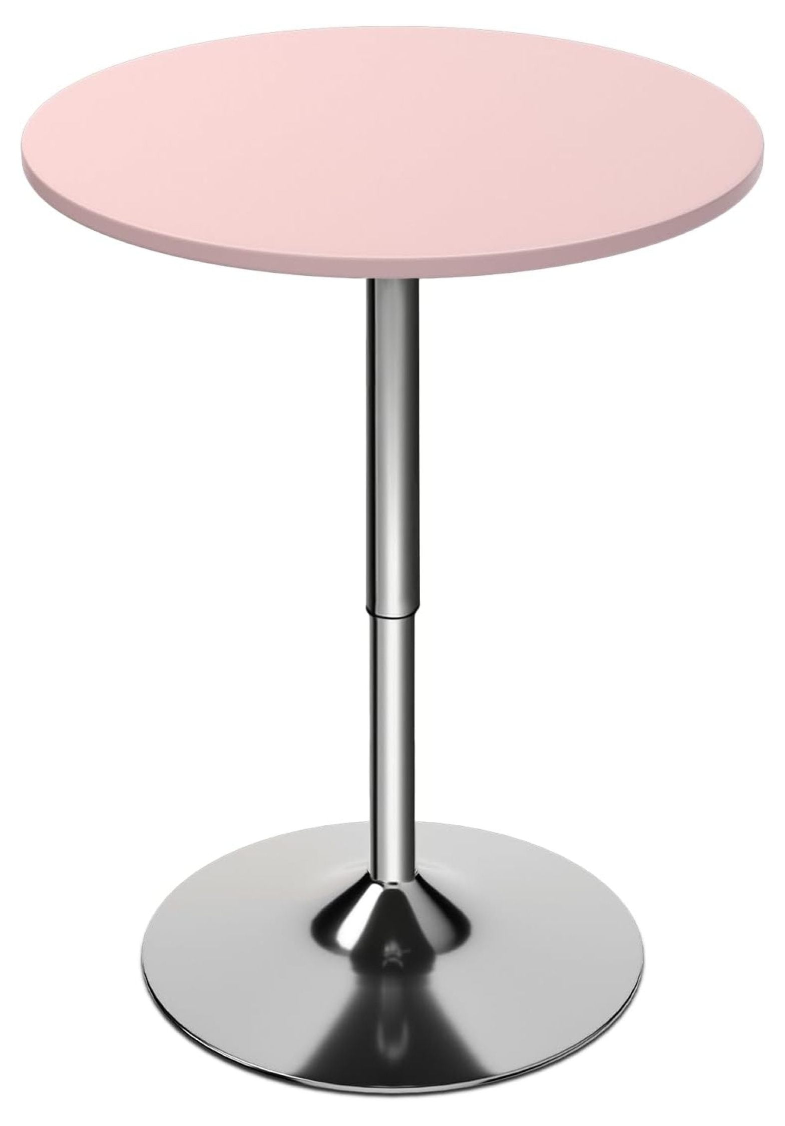 Adjustable Pub Table 27.5-35.7 Inches, Round Swivel Bar Height Table ...