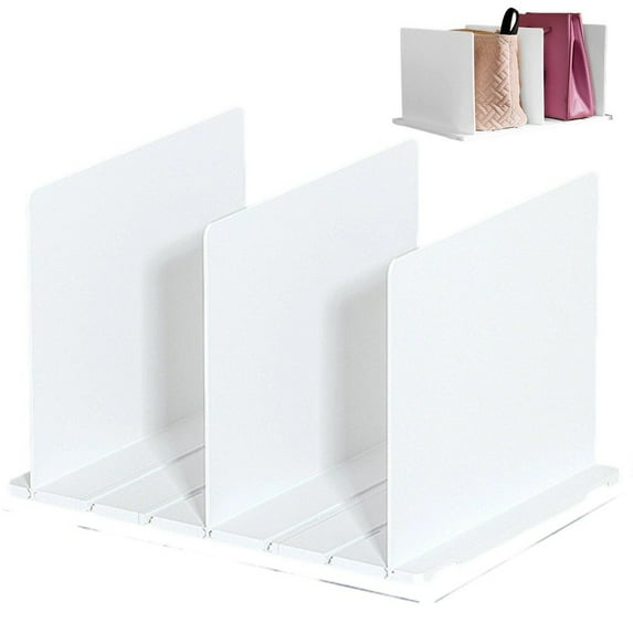 Adjustable Purse Organizer for Closet, Plastic Handbag Storage for ...