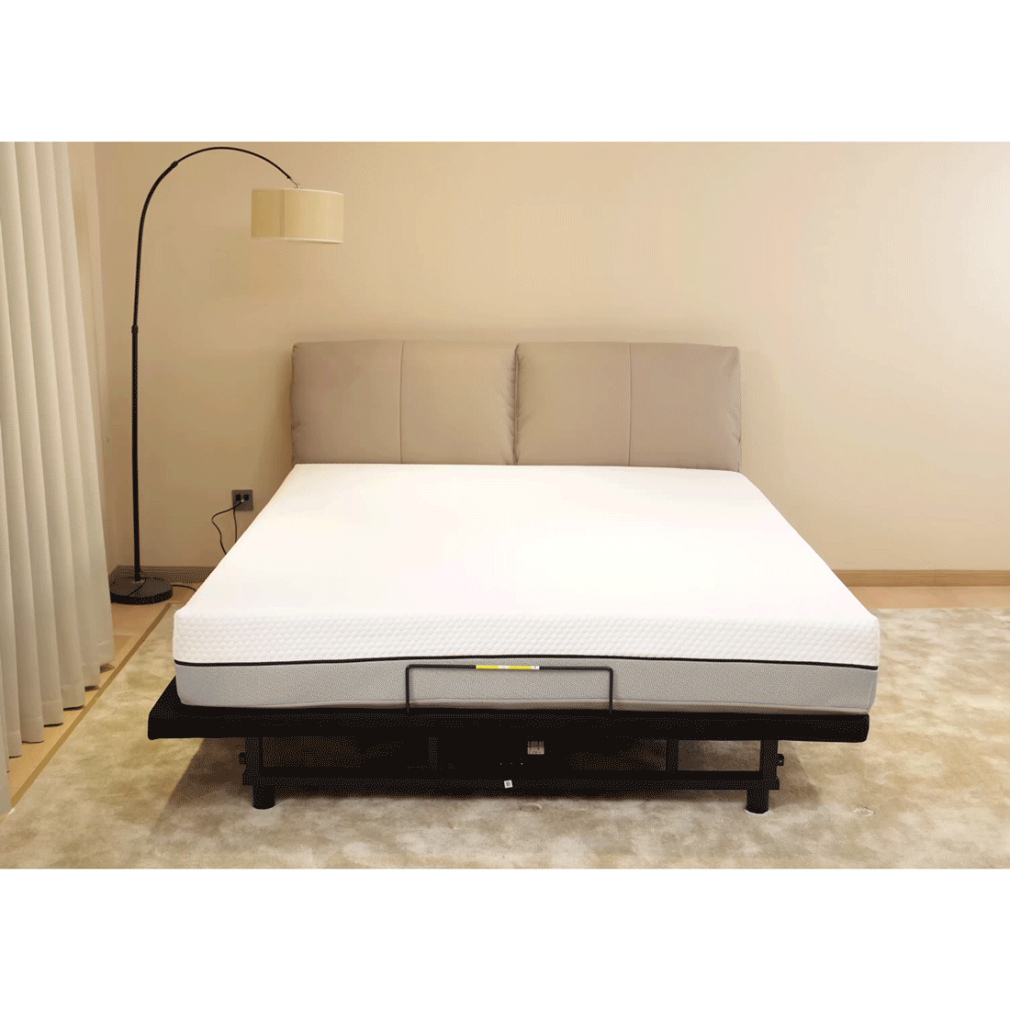 Adjustable Queen Size Bed, Wireless Remote Smart Bed Base Frame ...