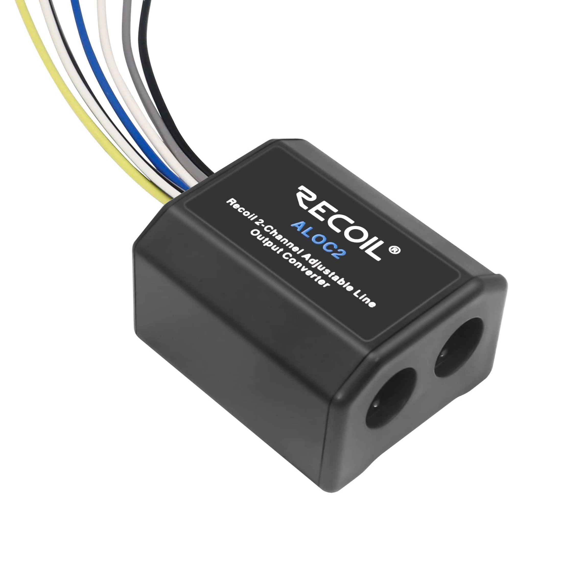 Adjustable RCA Line Output Converter with Remote Control for Speakers ...