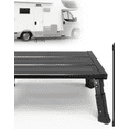 Adjustable RV Step Stool, 3-Step Height Adjustment, Foldable Legs, Wide ...