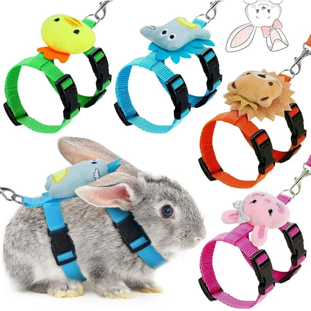 Adjustable Rabbit Harness and Leash Bunny Harness Leash Set Harness ...