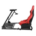 Adjustable Racing Simulator Cockpit with Seat Reclinable Gaming Chair ...
