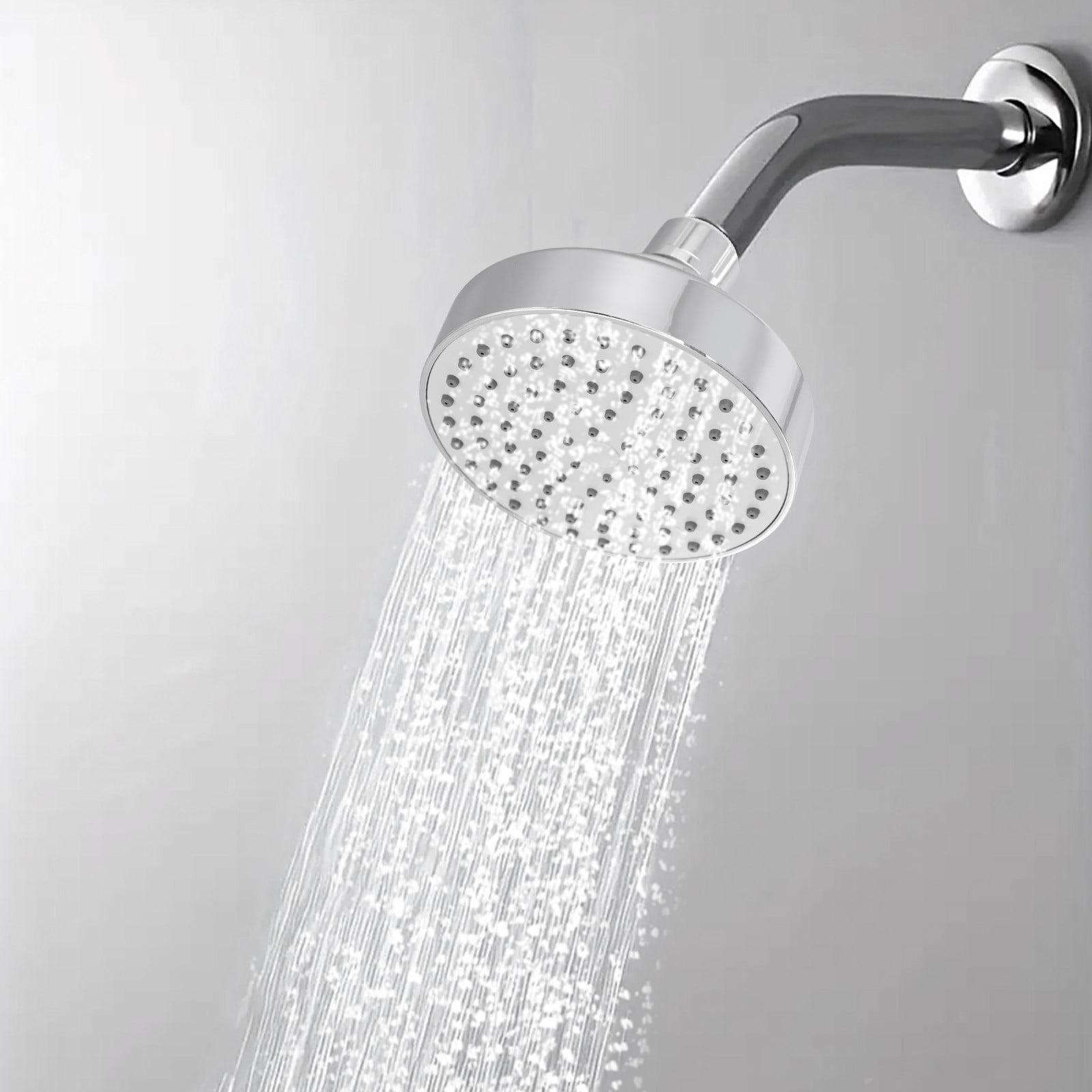 Adjustable Rainfall Shower Head 4 inch Thickened High Pressure with ...