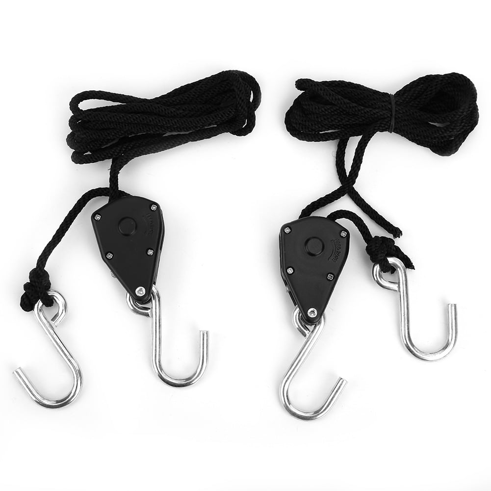 Adjustable Ratchet Hangers, Heavy Duty For Grow Light Fixtures ...