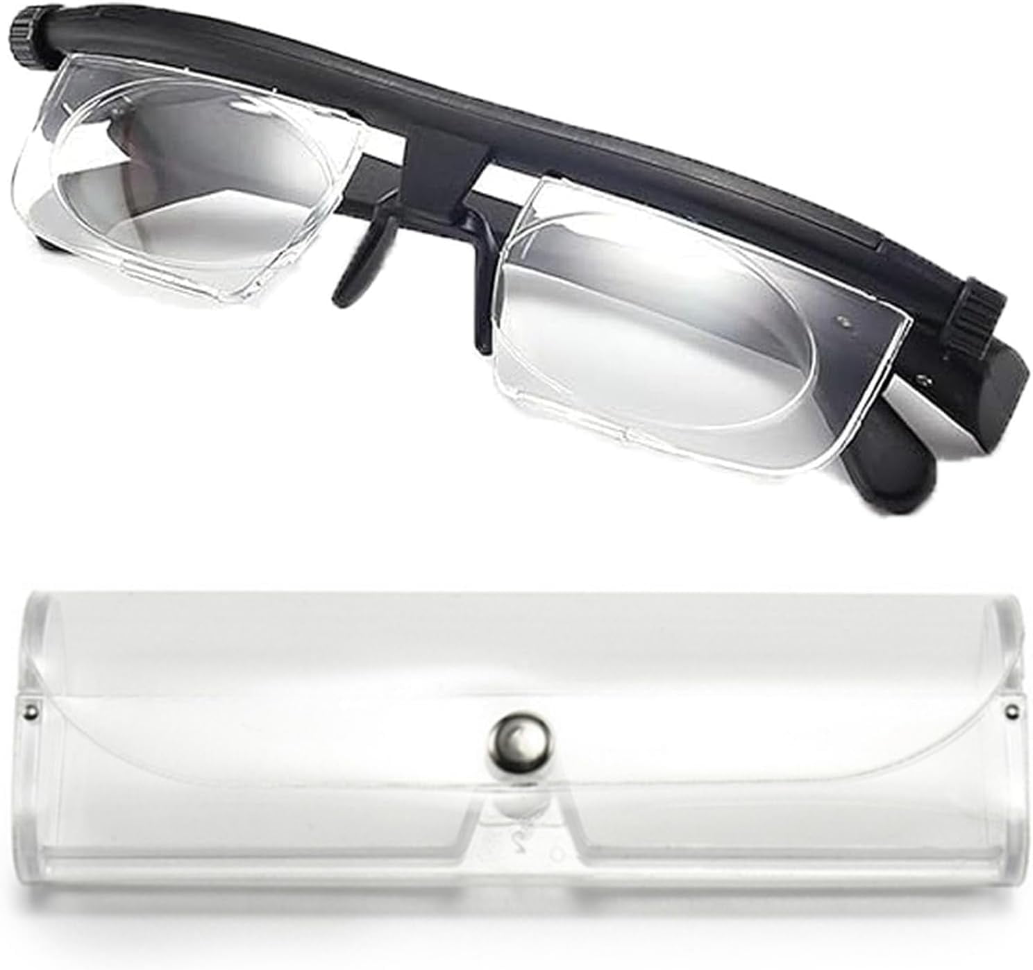 Adjustable Reading Glasses , with Protective Case, Adjustable Glasses ...