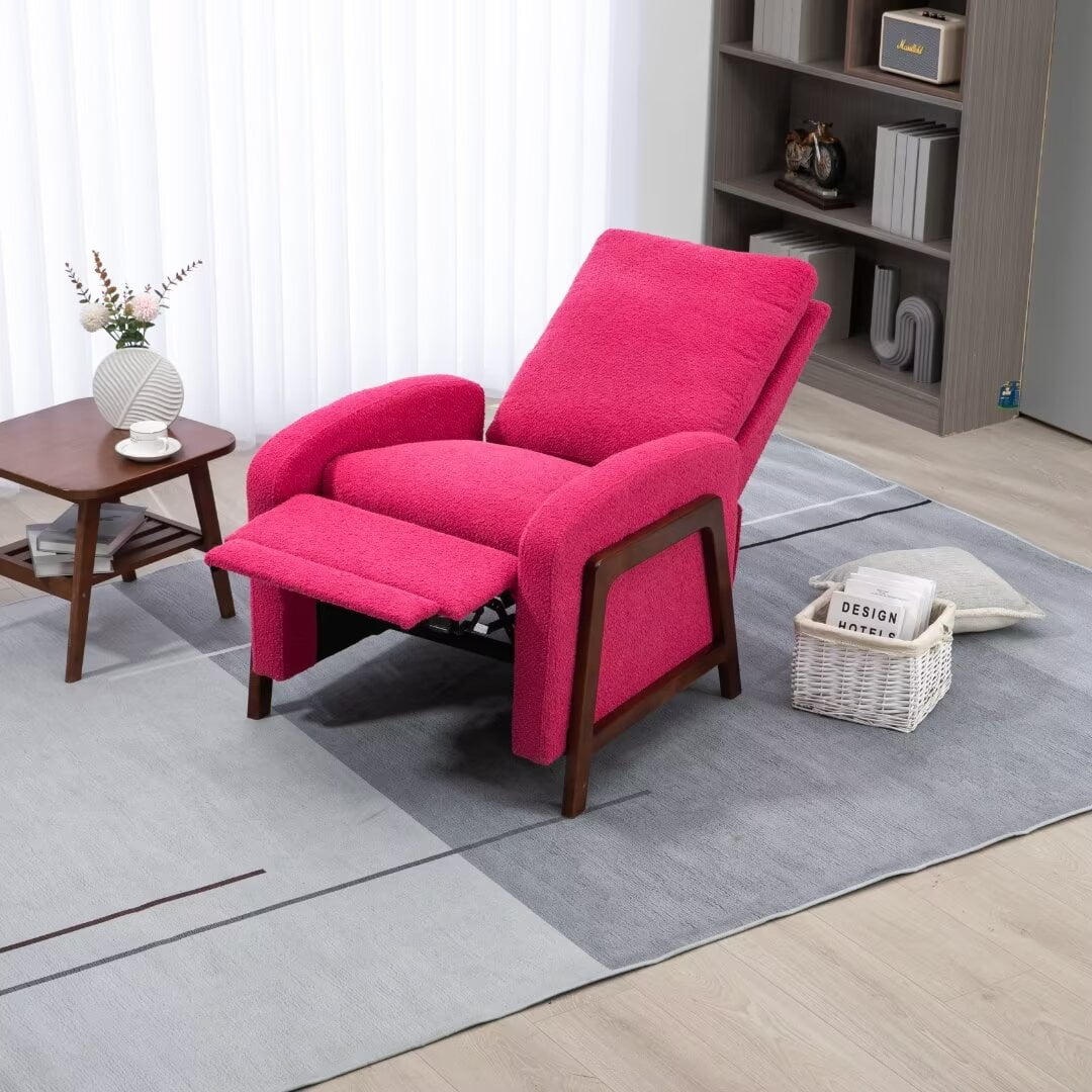 Adjustable Recliner Chair, Home Theater Single Sofa Lounge Chair with ...