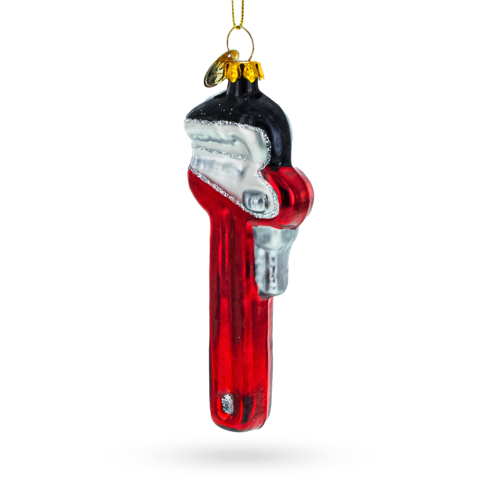 Adjustable Red Wrench Glass Christmas Ornament - Walmart.com