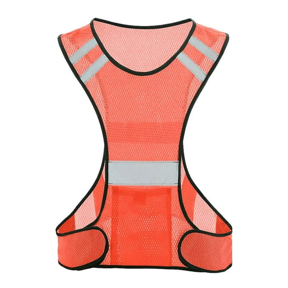 Adjustable Reflective Cycling Vest for High Visibility in Construction ...