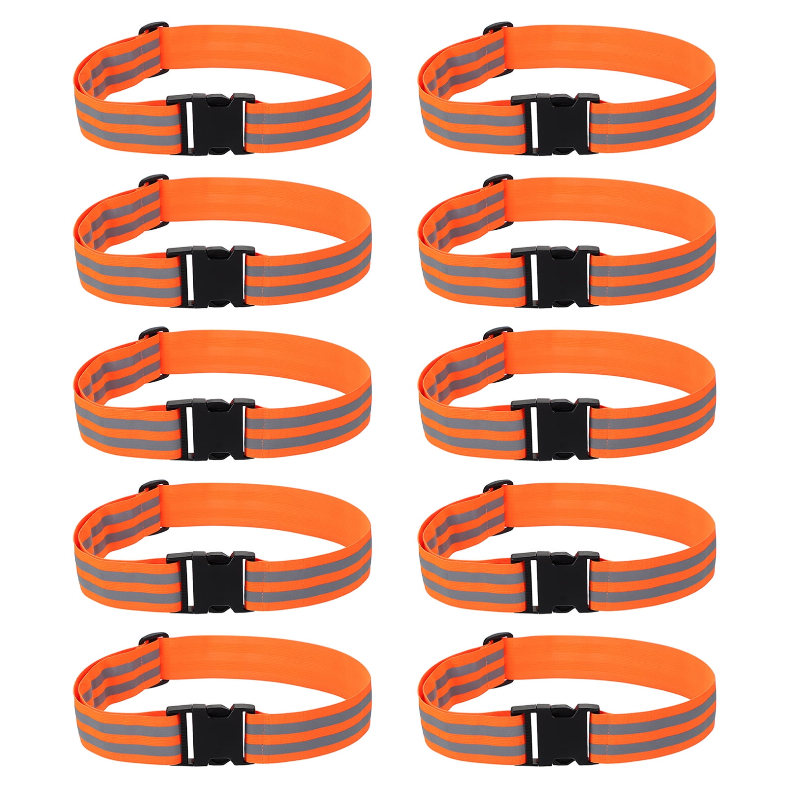 Adjustable Reflective Running Belt 1.5 Inch, 10 Pcs Glow Pt Belt Sash ...