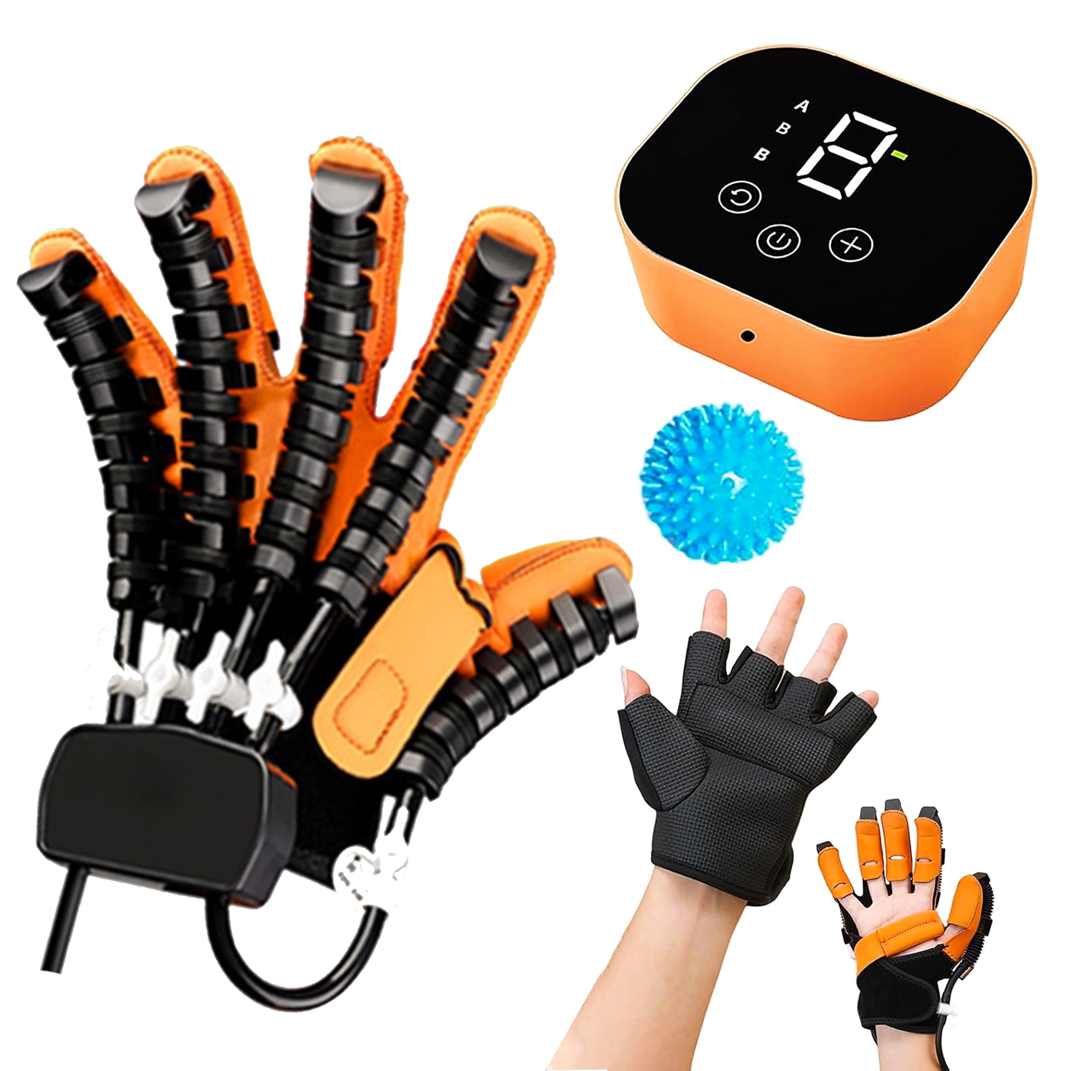 Adjustable Rehabilitation Robotic Gloves(Left), Upgraded Hand ...