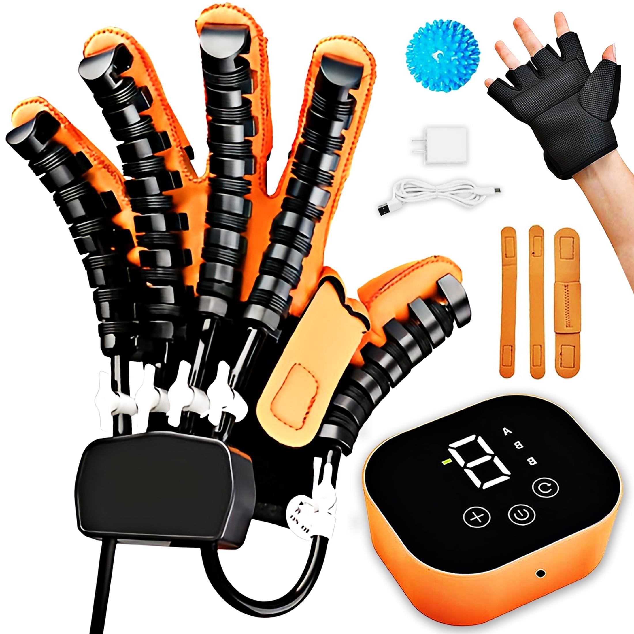 Hand Exerciser,Adjustable Rehabilitation Robotic Gloves,Hand Grip ...