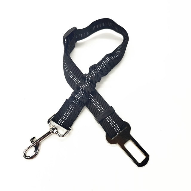 Adjustable Reliable Pet Car Seat Belt with Vehicle Harness Lead Clip ...