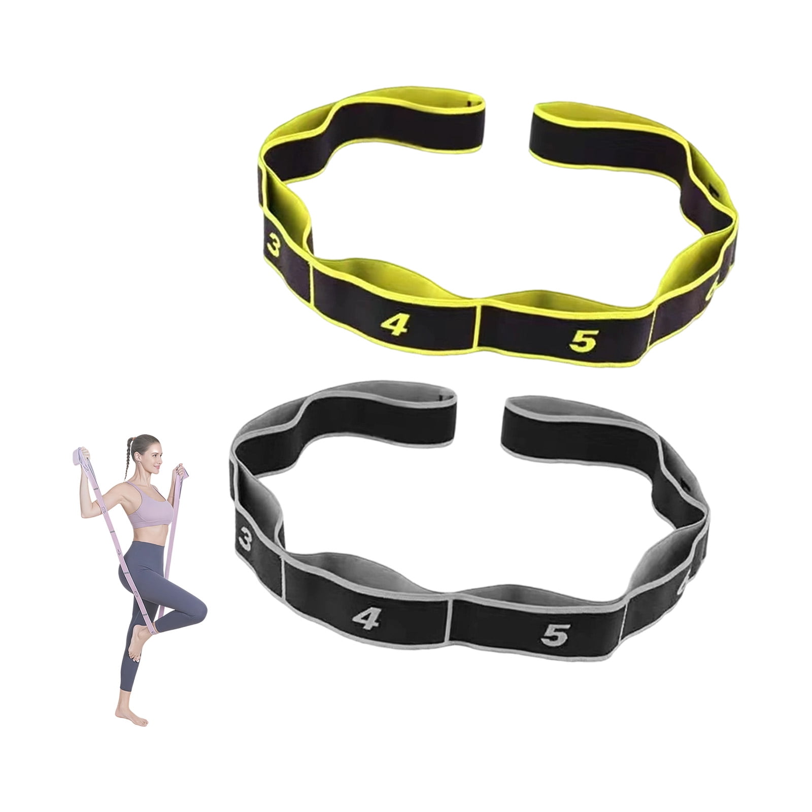 Adjustable Resistance Exercise with 8 Levels Exercise Pull Strap ...
