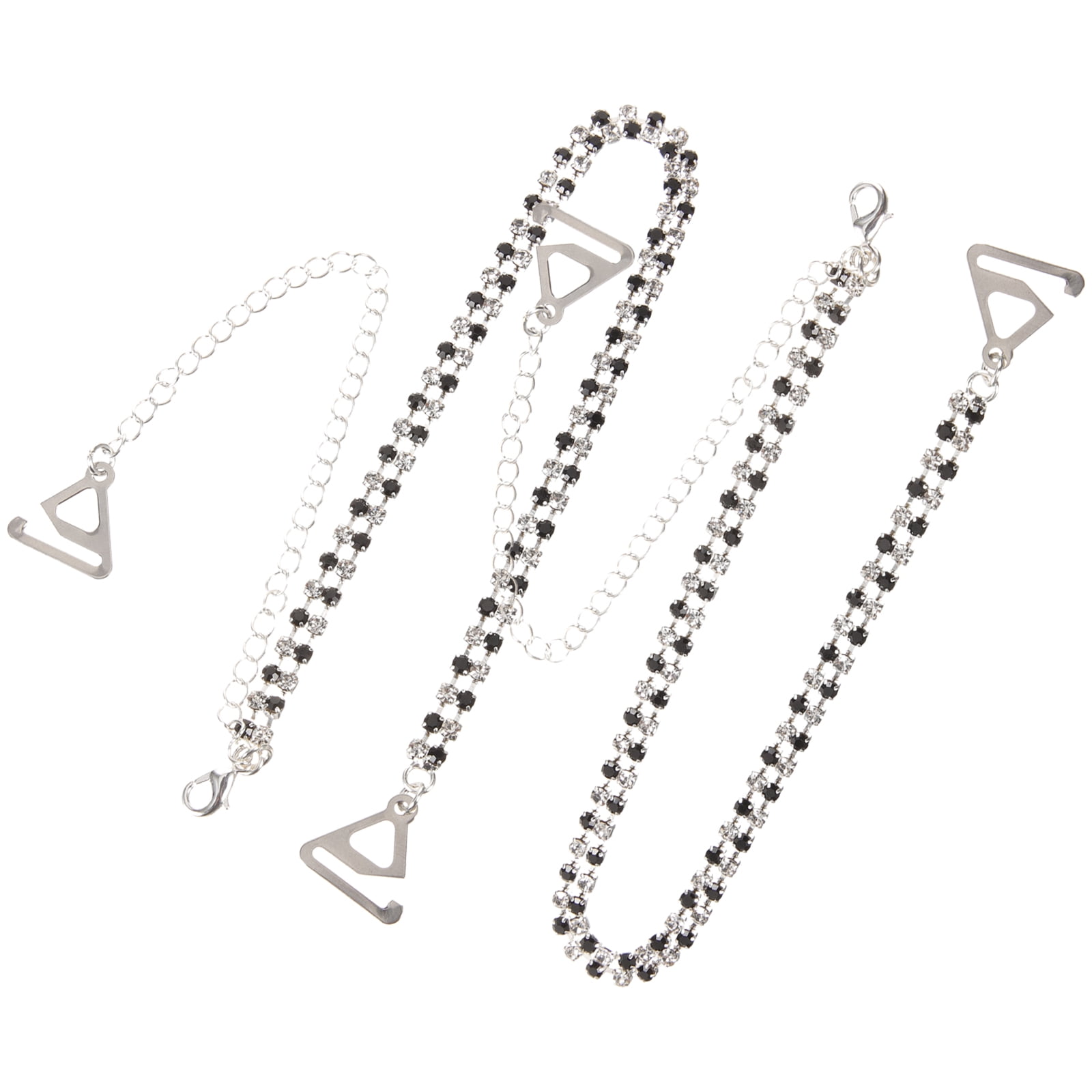 Adjustable Rhinestone Shoulders Decor Bra Straps for Girls Rhinestone ...