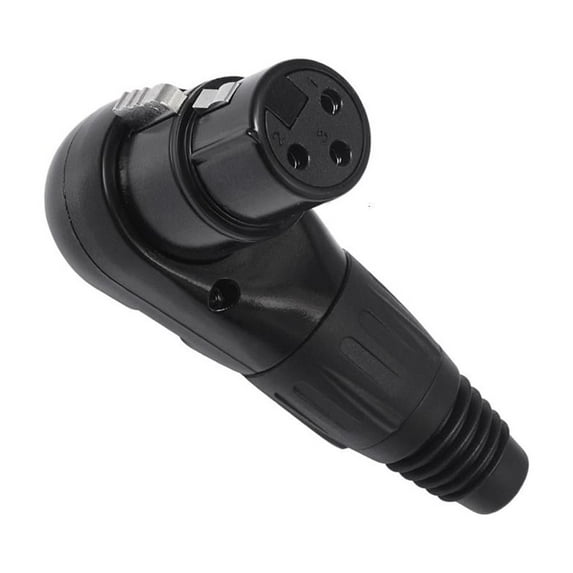 Adjustable Right Angle 3 Pin Female/Male Connector for Sound Equipment ...