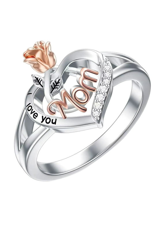 Mother Daughter Rings Set