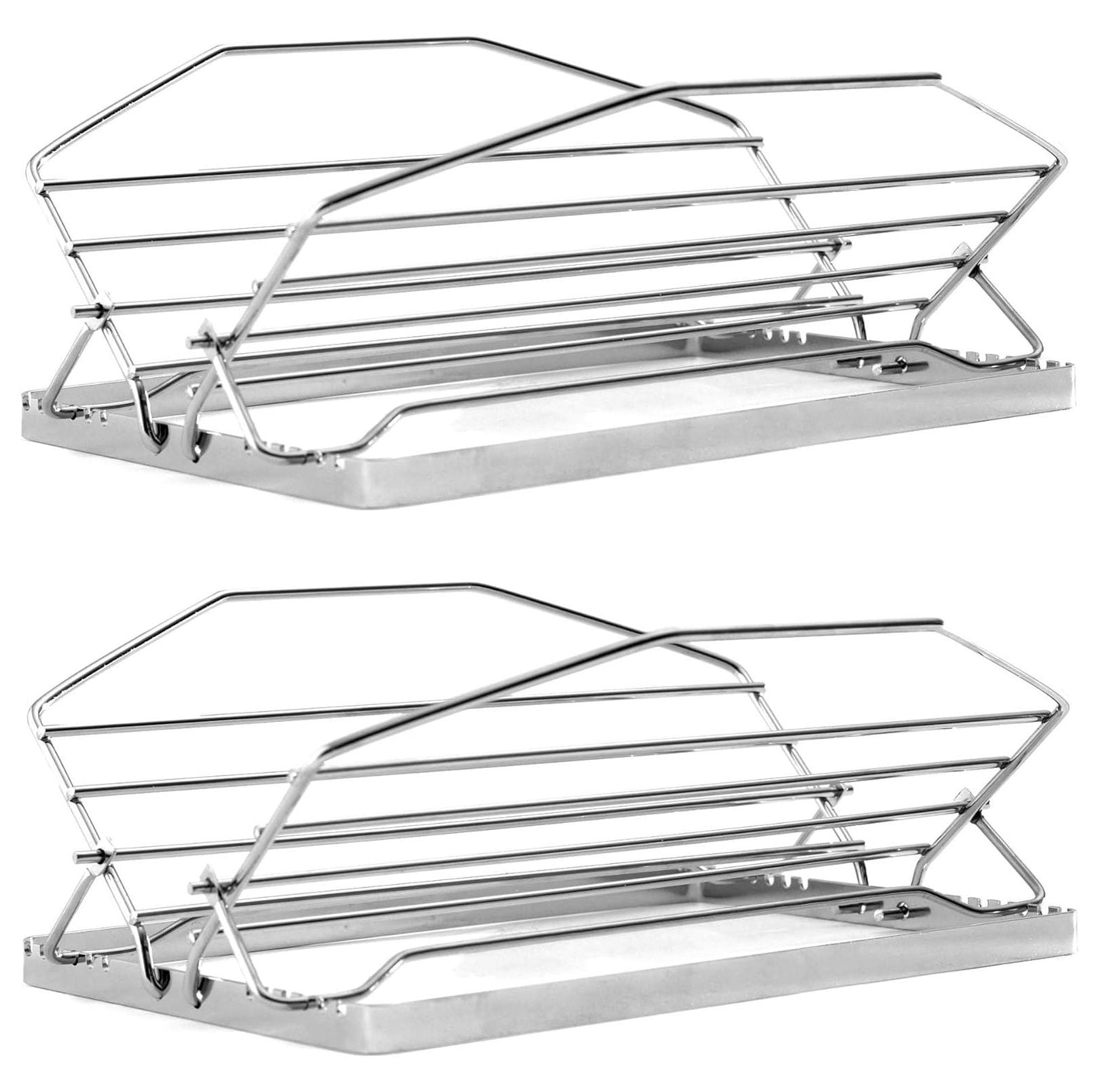 Adjustable Roasting Rack Heavy Duty, Adjust To 7 Positions (2-Count ...