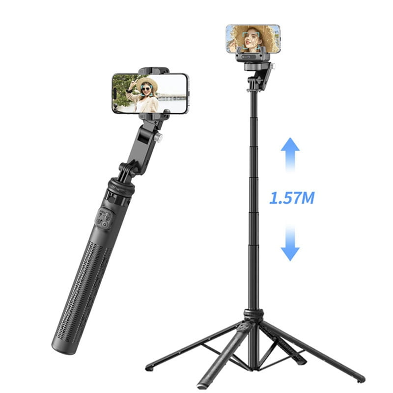 Adjustable Rod Intelligent AI Tracking Tripod 360° Rotating Gimbal ...