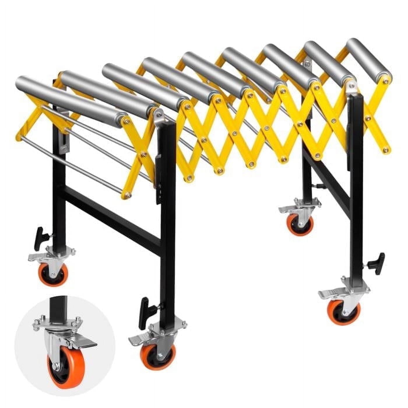 Adjustable Roller Conveyor, 23'' Portable Expandable Roller Conveyor ...