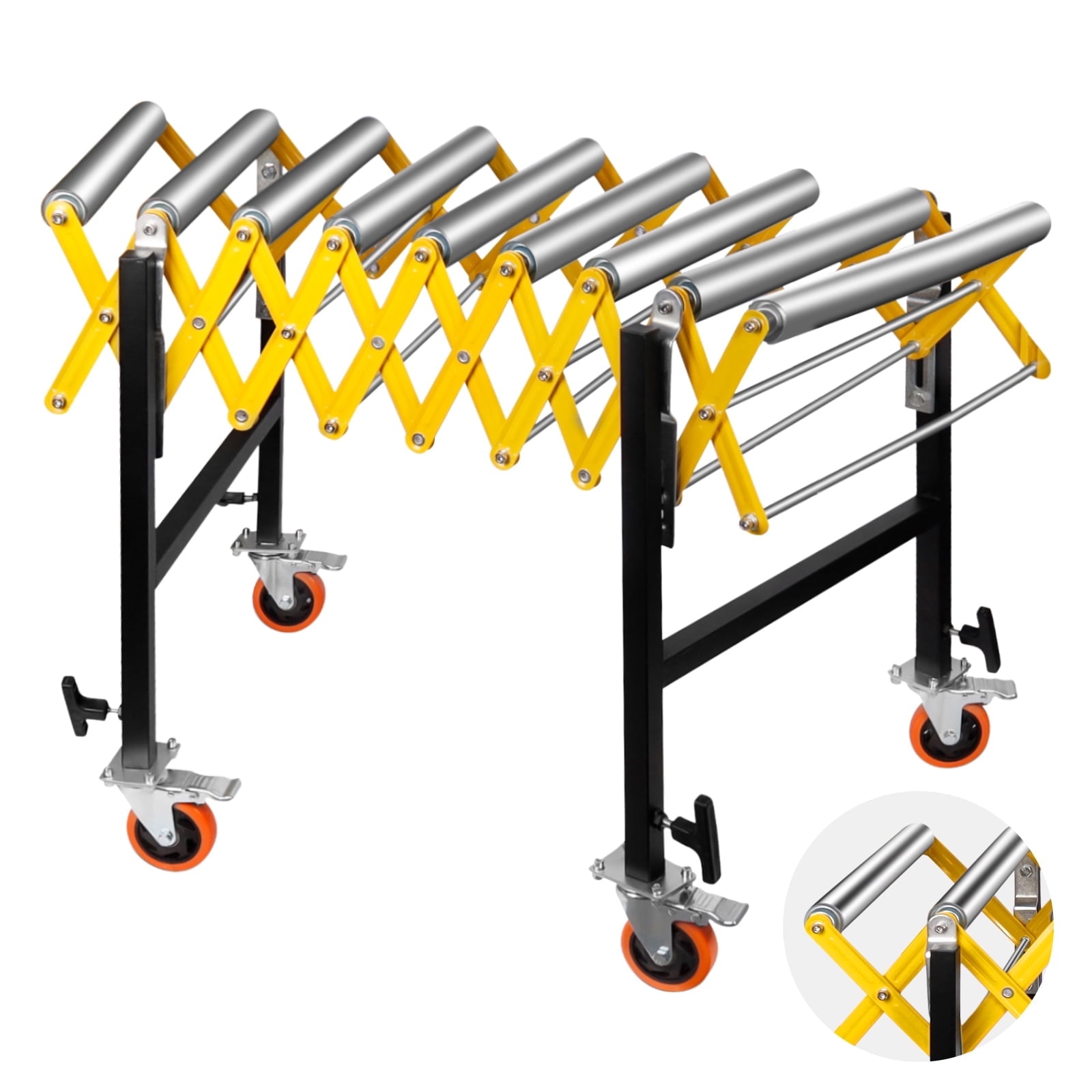 Adjustable Roller Conveyor, Expandable Roller Conveyor with Skate ...