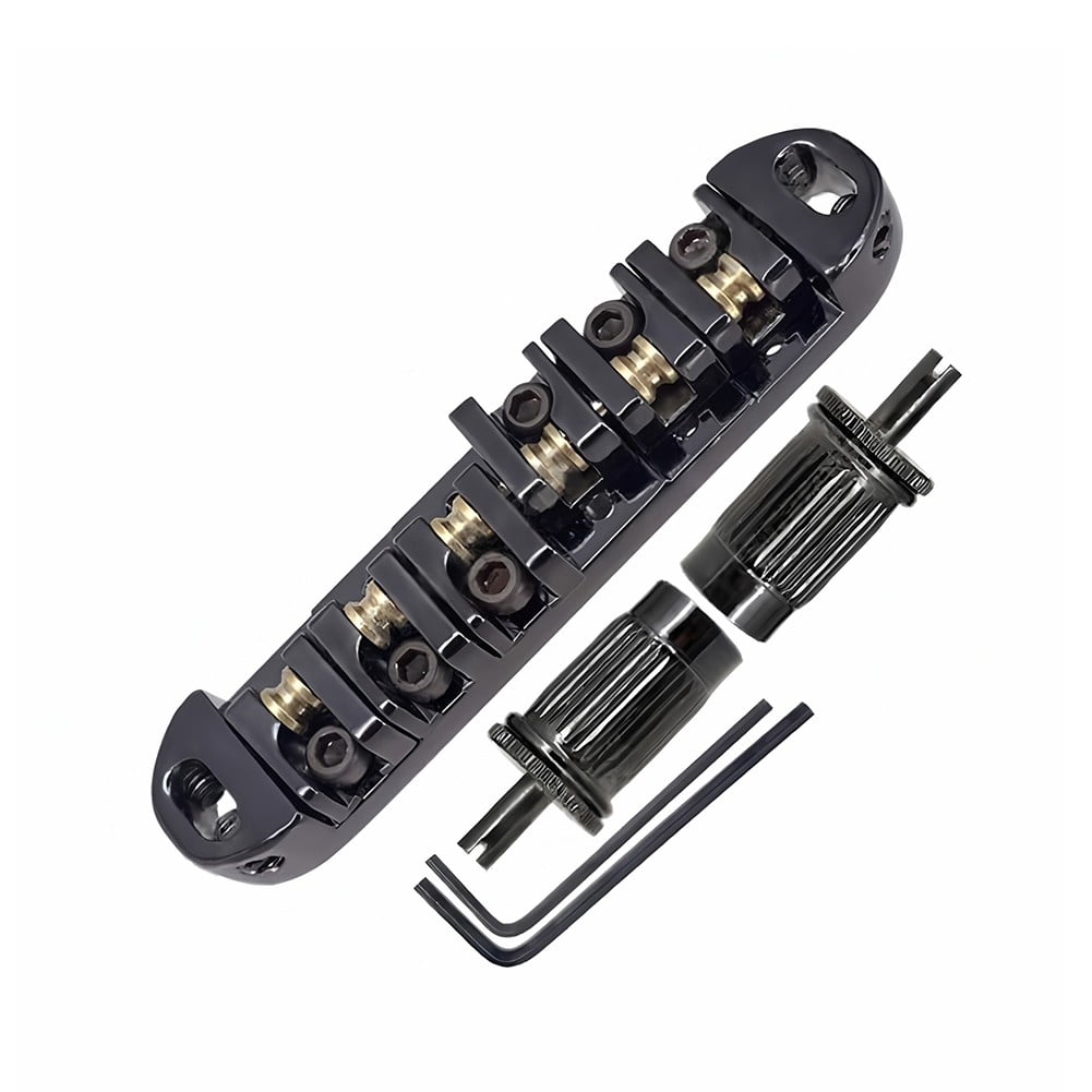 Adjustable Roller Saddle Bridge Tailpiece for LP electric Guitar ...