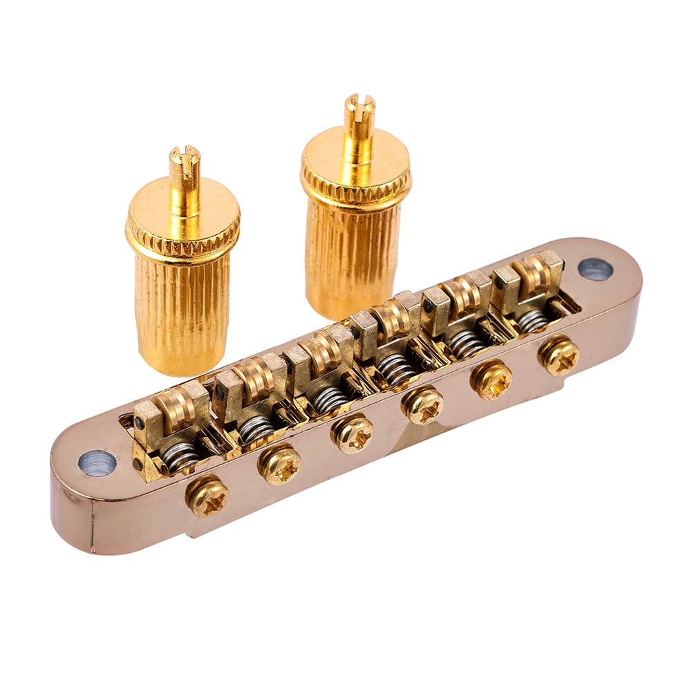 Adjustable Roller Saddle Tune-O-Matic Guitar Bridge for Epi LP Electric ...