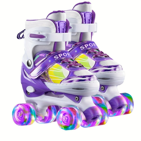 Adjustable Roller Skates Boys Roller Skates With Light Up Wheels, Fun ...