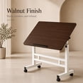 Adjustable Rolling Drafting Table Tilting Desktop Steel Frame For Art ...