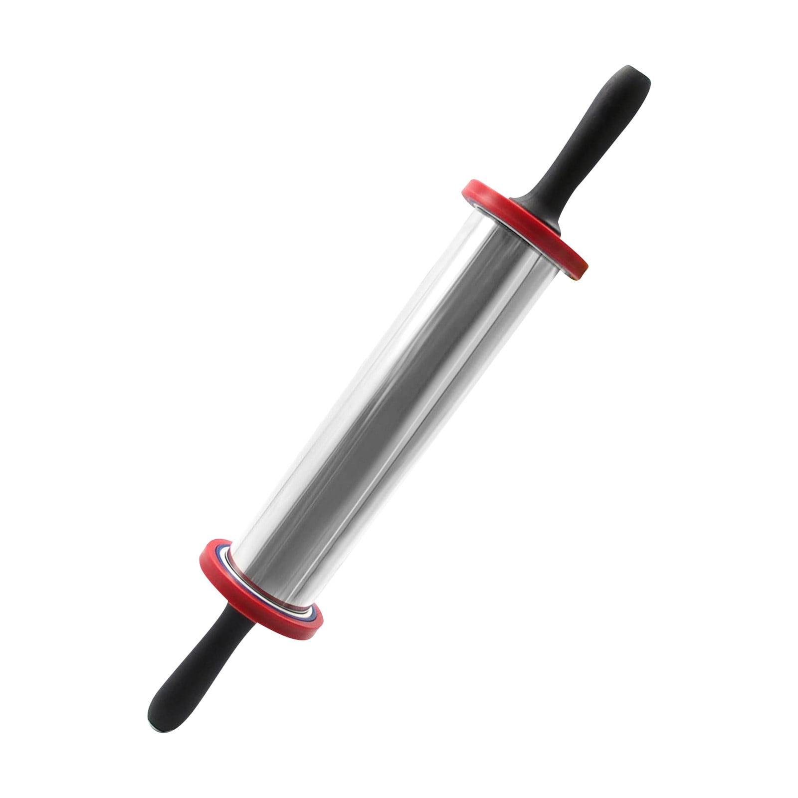 Adjustable Rolling Pin with Thickness Rings for Baking, Stainless Steel ...