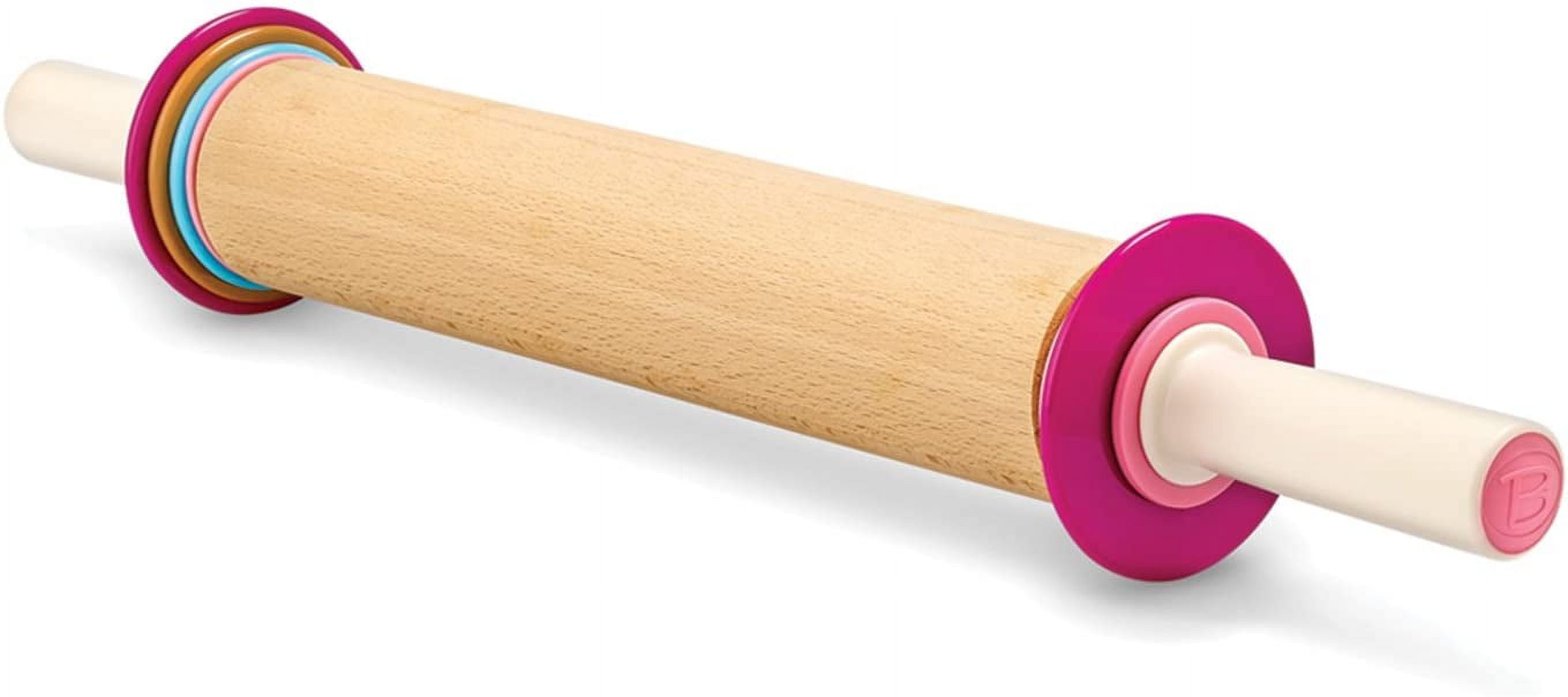 Adjustable Rolling Pin, Wood and Nylon, 12-Inch Barrel - Walmart.com