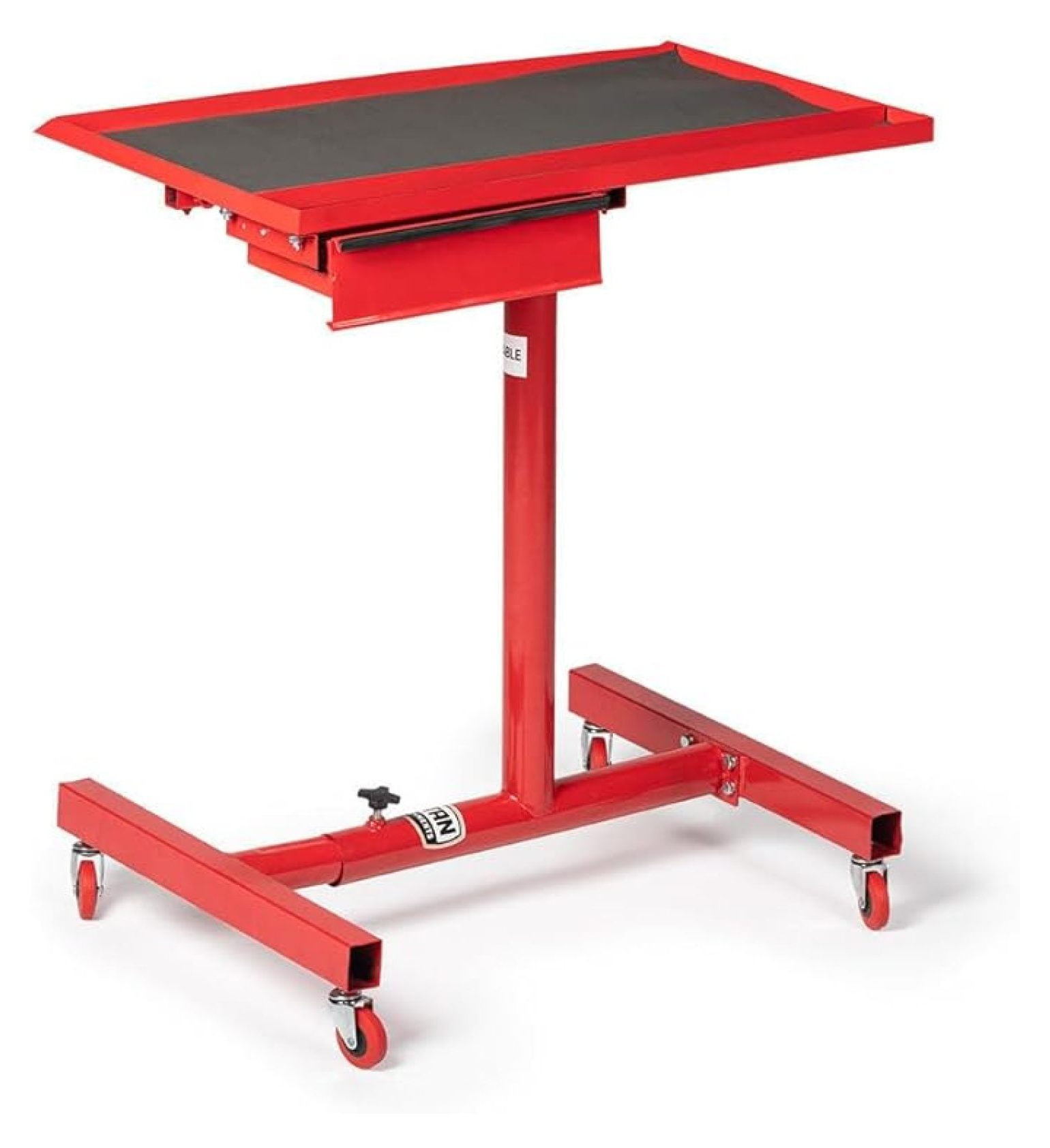 Adjustable Rolling Work Table with Tool Drawer Workstation for Shops ...